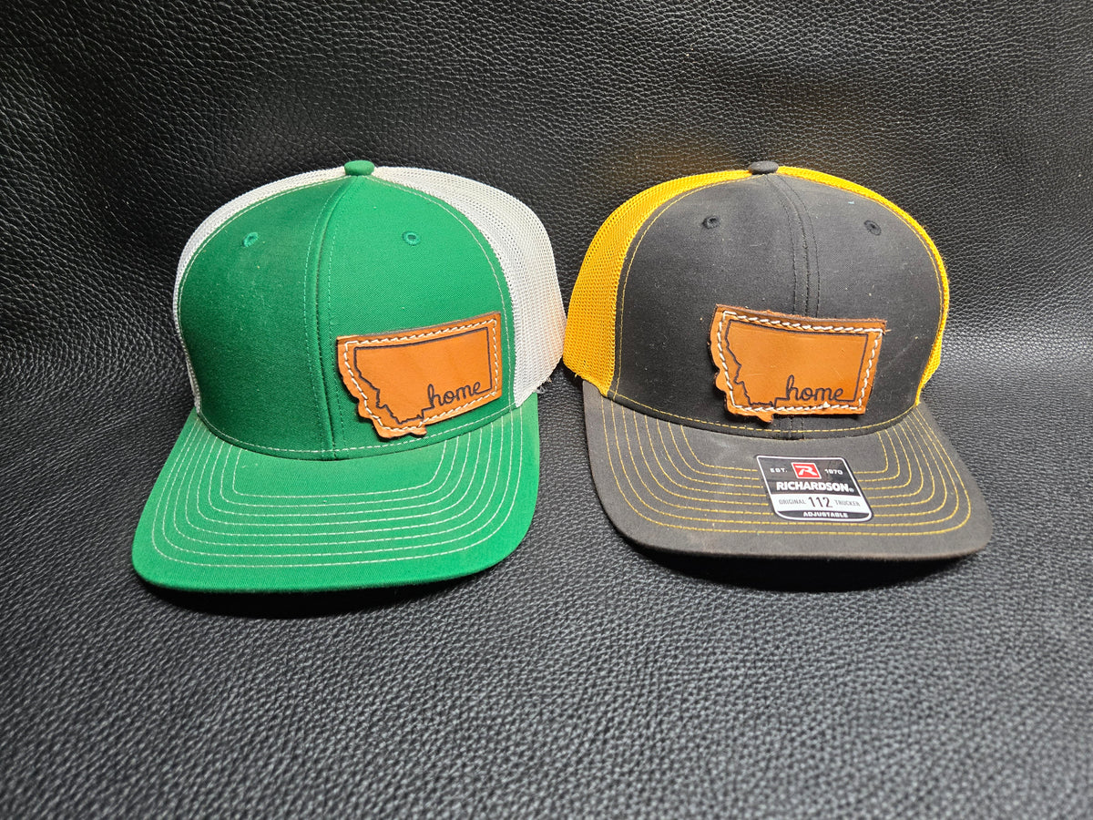 Leather Patch Hats - "406" Montana – Rocking S Saddle Shop